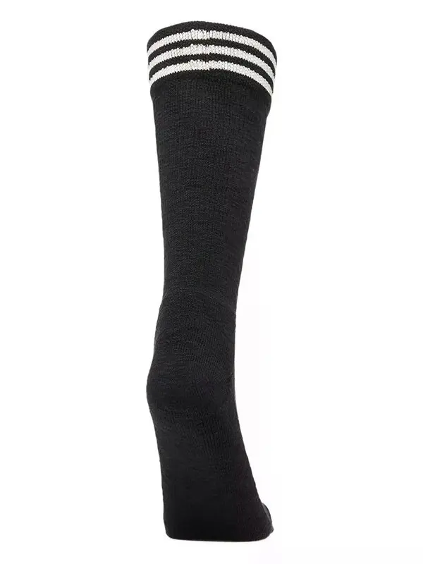 Y3 Stripe-detail Socks - Black