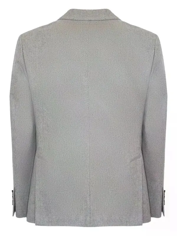 Eleventy Peak-lapel Double-breasted Jacket - Grey