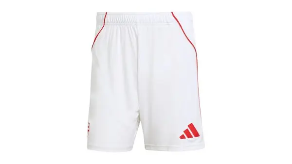 Adidas Arsenal 25/26 Home Shorts - White Better Scarelet Red