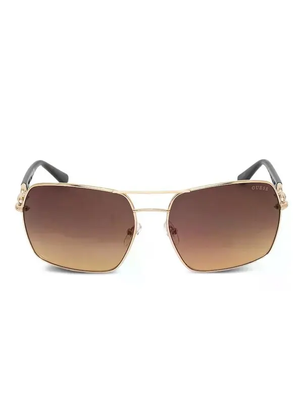 Guess Chain-link Square-frame Sunglasses