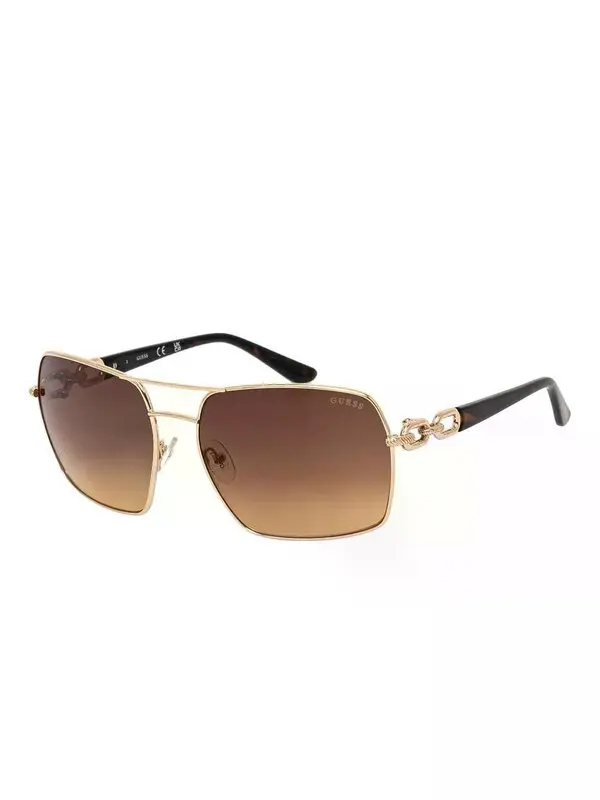 Guess Chain-link Square-frame Sunglasses