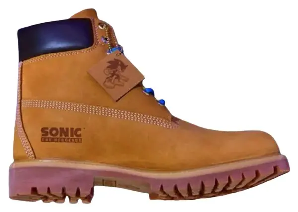 Timberland 6" Premium Waterproof Boot - Wheat/cobalt Blue