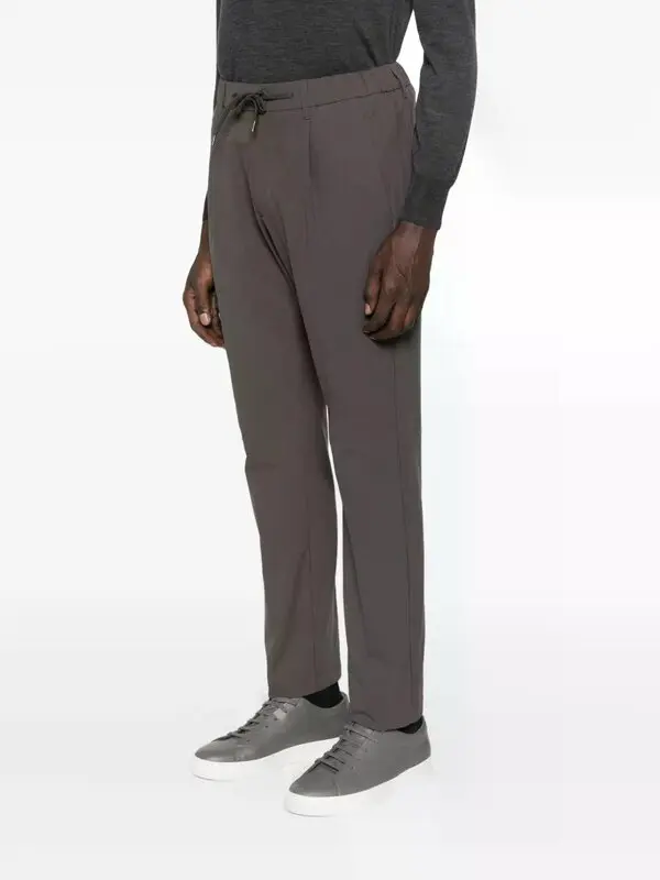Herno Pleated Drawstring Trousers - Grey