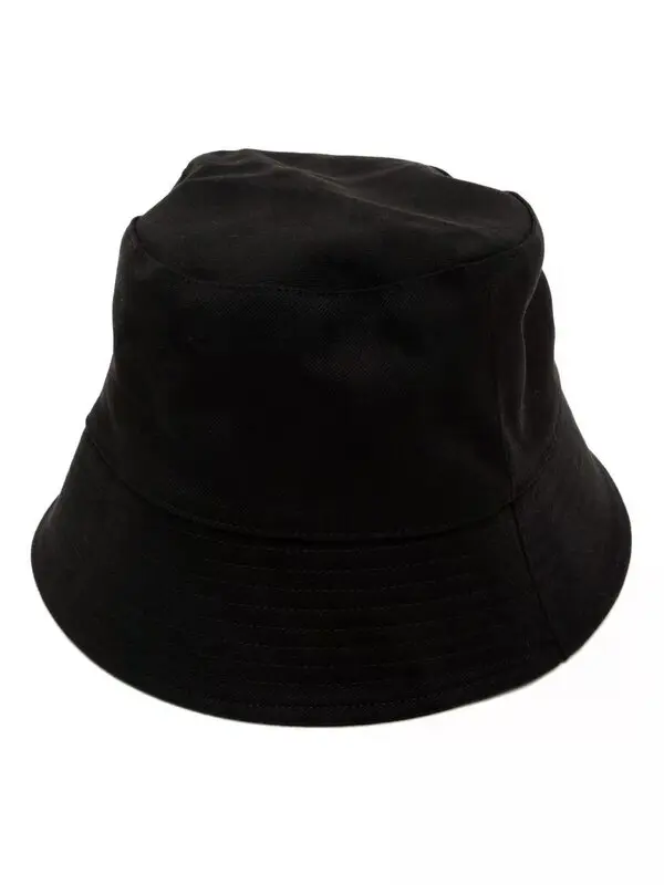 TEAM WANG DESIGN Cotton Blend Bucket Hat - Black
