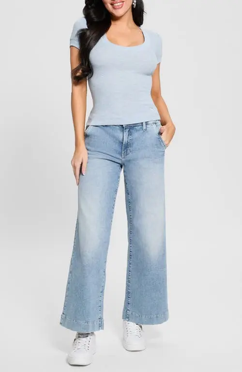 Guess Zoya Crop Wide-leg Jeans