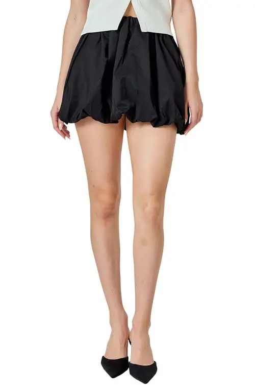 Endless Rose Bubble Hem Miniskirt