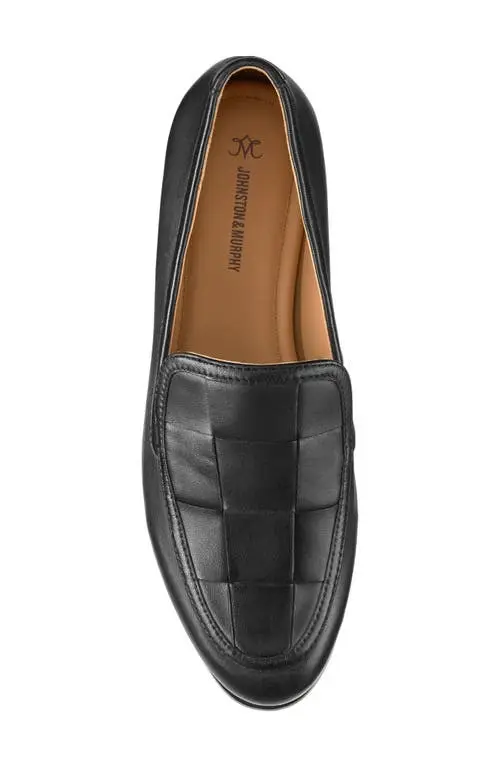 Johnston & Murphy Woven Leather Loafer