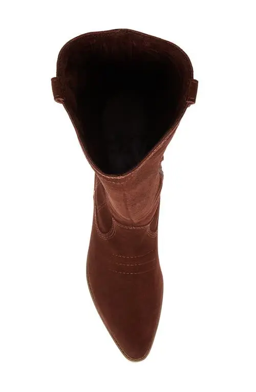 KELSI DAGGER BROOKLYN Benson Knee High Western Boots - Cinnamon