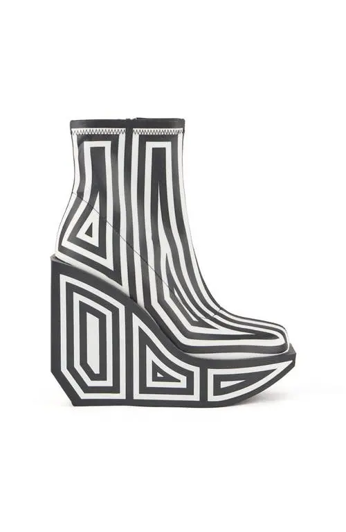 United Nude Wa Platform Bootie - Mono
