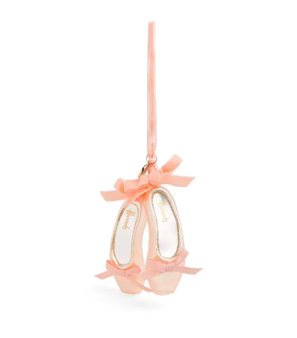 Harrods Glass Ballet Slippers Ornament