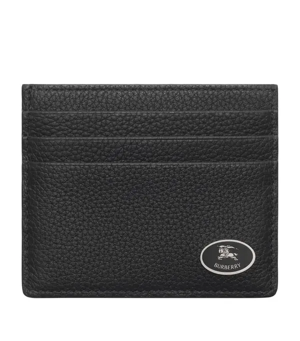 Burberry Leather Cotswolds Card Holder - Black