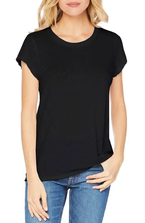 Michael Stars Slub Crewneck Tee - Black