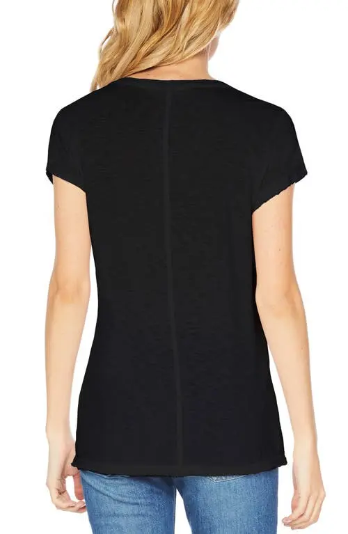 Michael Stars Slub Crewneck Tee - Black