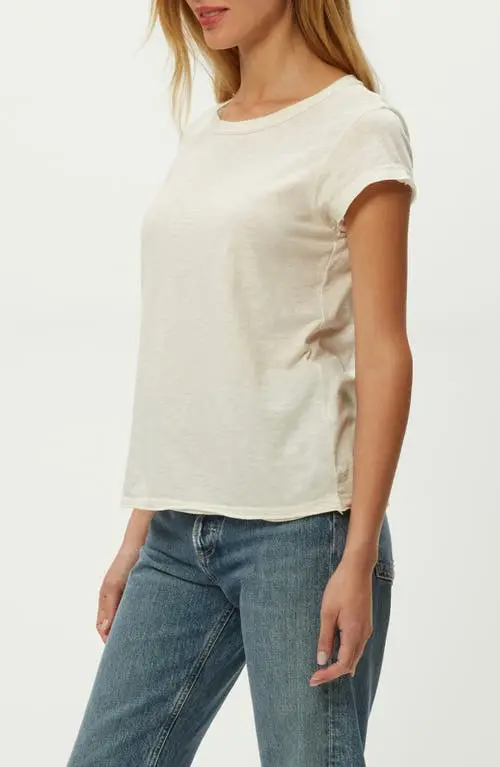 Michael Stars Slub Crewneck Tee - Chalk