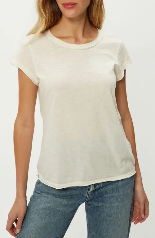 Michael Stars Slub Crewneck Tee - Chalk