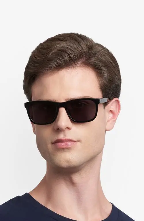 Fossil Rectangle Sunglasses - Black/grey