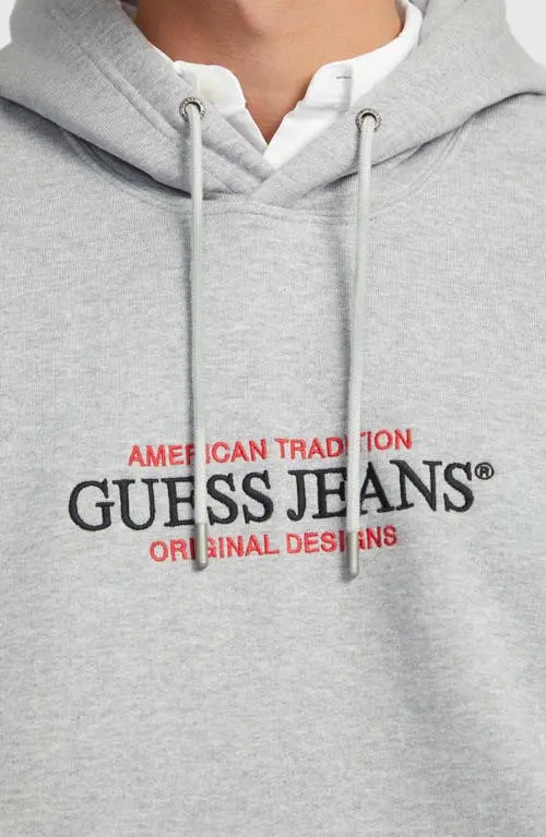 Guess Embroidered Logo Graphic Hoodie