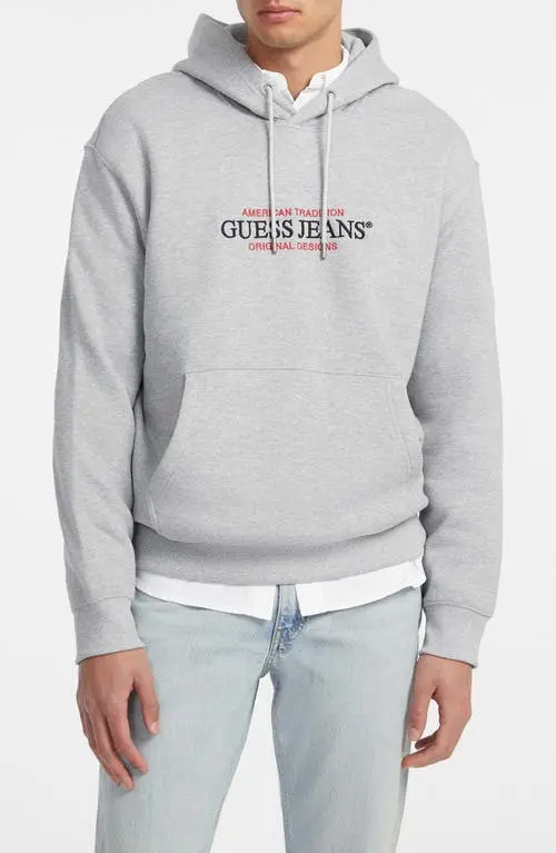 Guess Embroidered Logo Graphic Hoodie