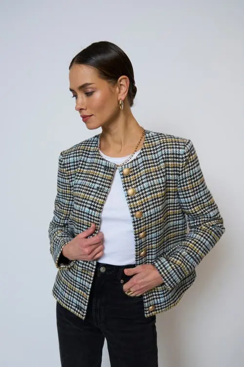 Central Park West Herringbone Jacket