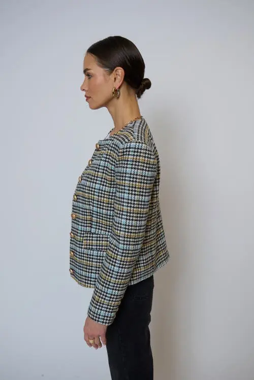 Central Park West Herringbone Jacket