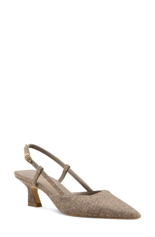 STUART WEITZMAN Vinnie 50 Slingback Pumps - Taupe