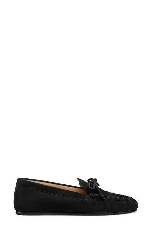STUART WEITZMAN Britt Bow Loafer - Black