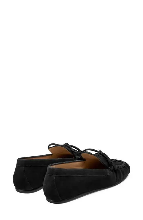 STUART WEITZMAN Britt Bow Loafer - Black