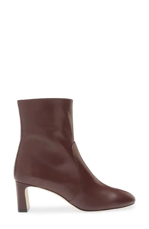 STUART WEITZMAN Babette 60 Leather Bootie - Boysenberry