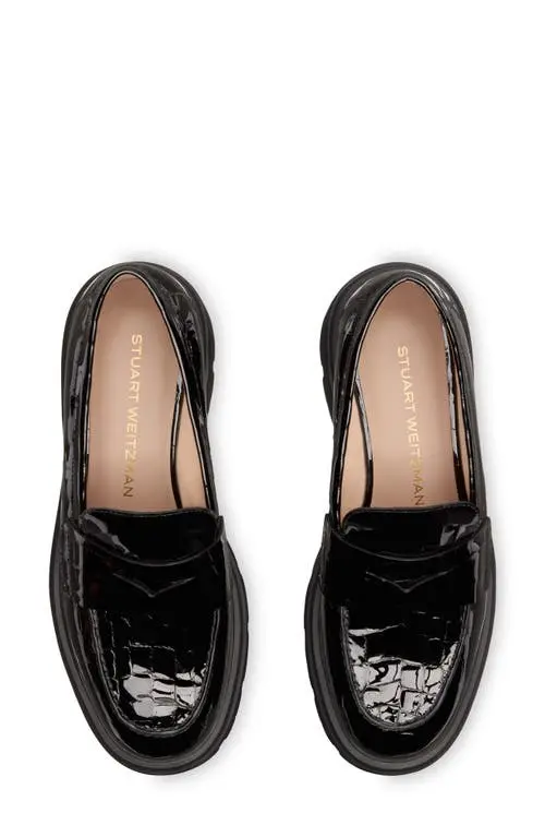 STUART WEITZMAN Hudson Lite Loafer - Black