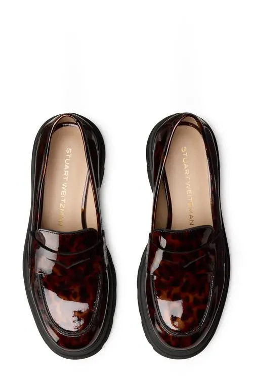 STUART WEITZMAN Hudson Lite Loafer - Dark Brown