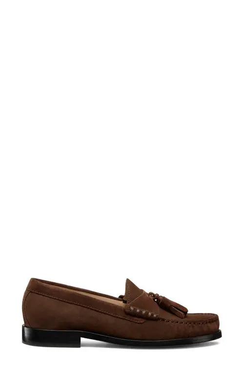 STUART WEITZMAN Lottie Tassel Loafer - Walnut