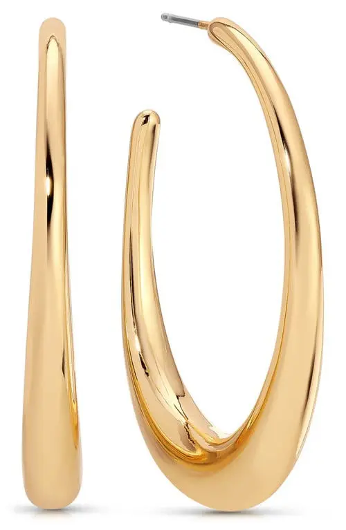 Ettika Eclipse Hoop Earrings - Gold