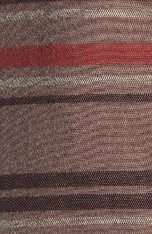 DARK SEAS Briarcreek Stripe Flannel Button-up Shirt