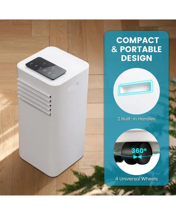 MECALE 10000 Btu Portable Air Conditioner With Remote Control