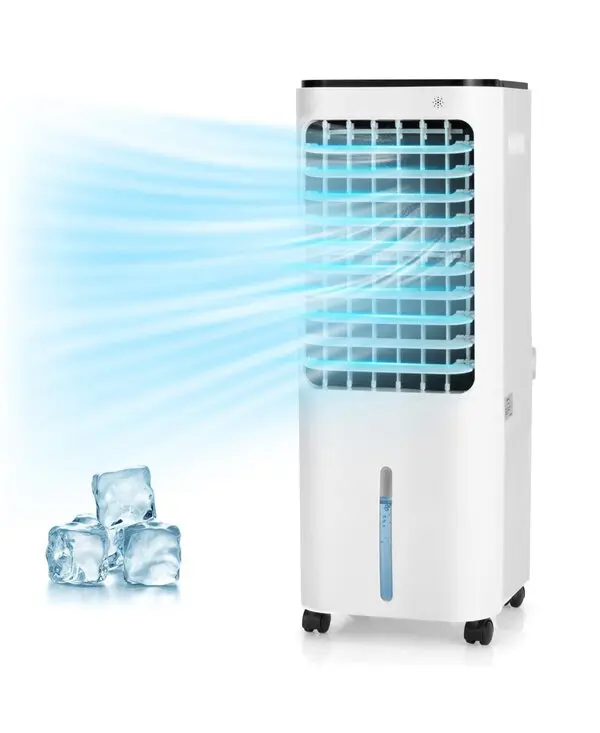 MECALE 4-in-1 Evaporative Air Cooler With 12l Water Tank And 4 Ice Boxes - White