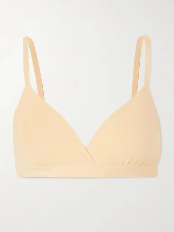 SKIMS Fits Everybody Crossover Bralette - Neutrals