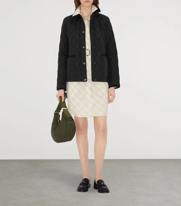 Burberry Quilted Field Jacket - Black
