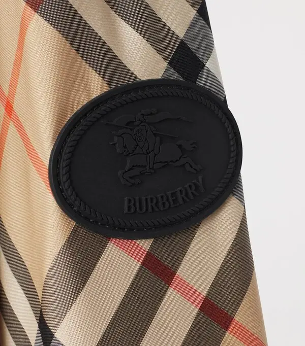 Burberry Technical Check Hooded Jacket