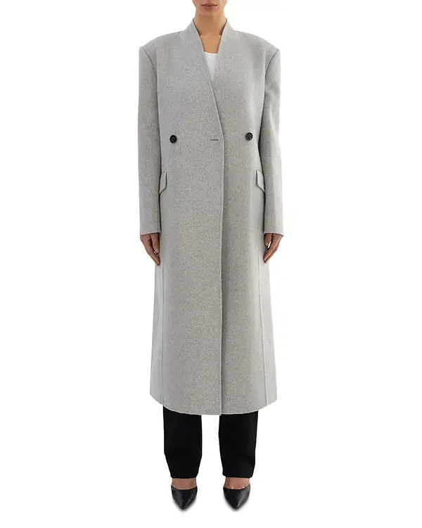 LAMARQUE Double Face Wool Coat