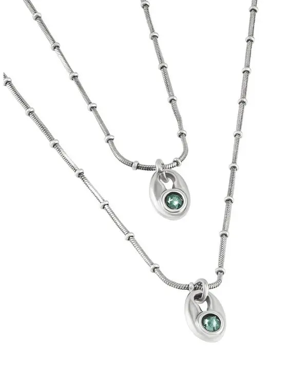 UNODE50 Double Strand Crystal Necklace