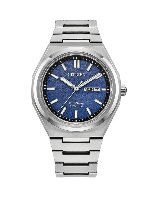 Citizen Eco-drive Sport Luxury Zenshin Watch, 39mm - Blue/silver