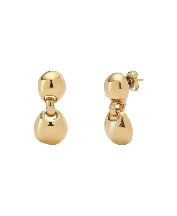 UNODE50 18k -plated Mini Ball Studs - Gold