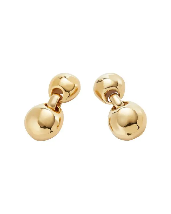 UNODE50 18k -plated Mini Ball Studs