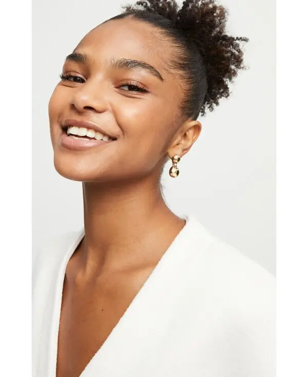 UNODE50 18k -plated Mini Ball Studs