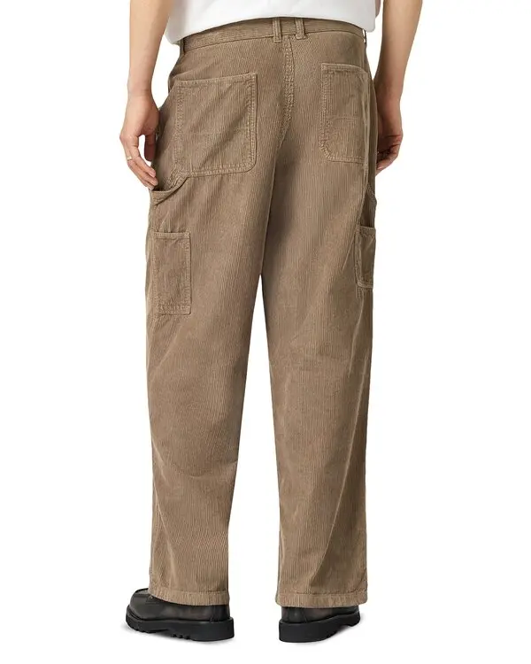 ALLSAINTS Dunstan Relaxed Fit Trousers - Gull Brown