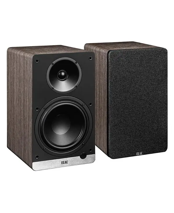 ELAC Dcb61 Debut Connex Powered Bookshelf Speaker Pair - Walnut