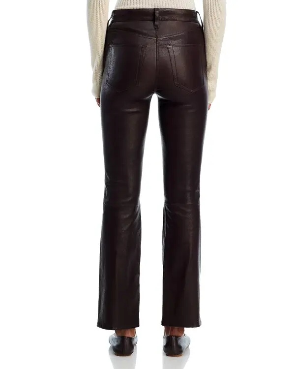 FRAME The Leather Reboot Crop Jeans
