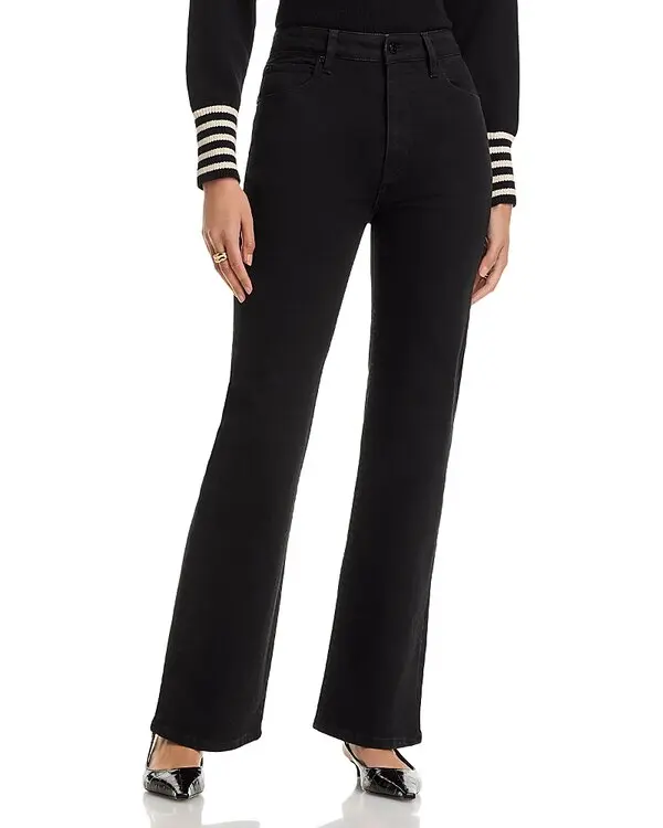 FRAME The Arrow High-rise Bootcut Jeans - Black