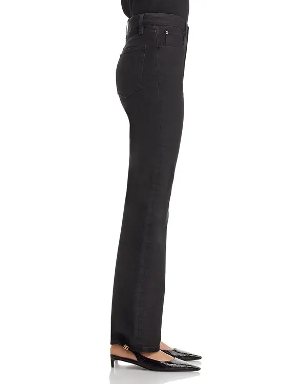 FRAME The Arrow High-rise Bootcut Jeans - Black