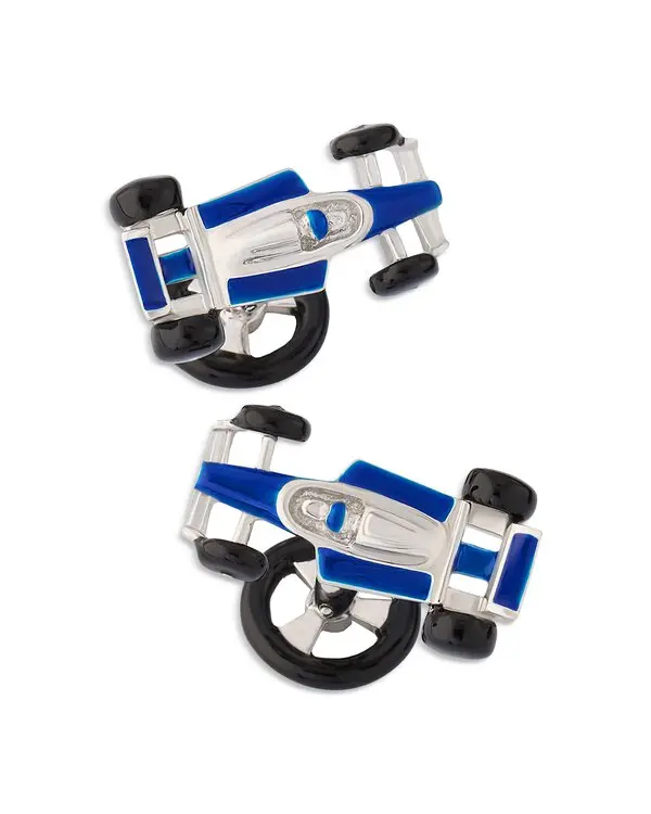 JAN LESLIE Race Car Cufflinks